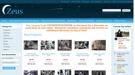 Zeus DVDs Reviews - 66 Reviews of Zeusdvds.com | Sitejabber